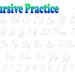 Learn the Alphabet Practice Writing Block & Cursive Letters, Printable ...