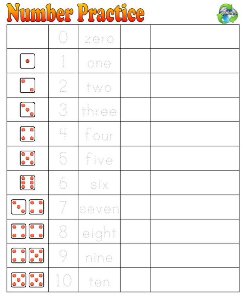 Practice Writing Numbers & Simple Addition Questions, Printable Pages ...