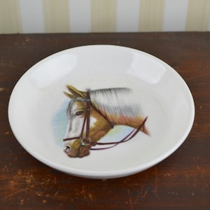 Vintage Equestrian Dish - Etsy