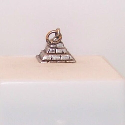 PYRAMIDS OF GIZA .925 Sterling Silver 3-D Charm Pendant Egypt - Etsy
