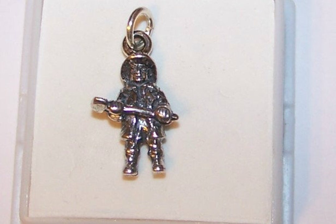 FIREFIGHTER / FIREMAN CHARM-- Vintage Sterling Silver --boots--ax --hat ...