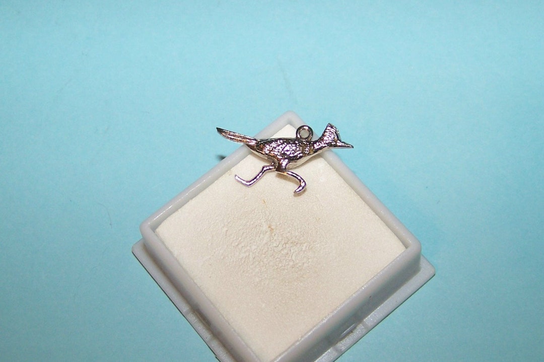 ROADRUNNER CHARM SOUTHWEST Vintage Sterling Silver - Etsy