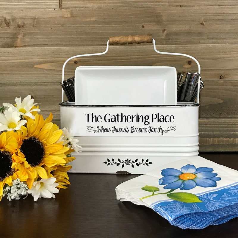 Silverware Caddy - Etsy