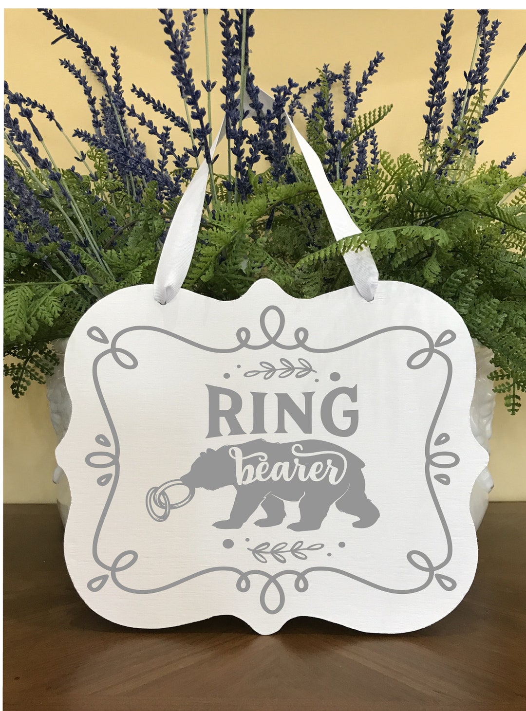 Ring Bearer Wedding Sign for Reception and Ceremony Photo Props - Etsy