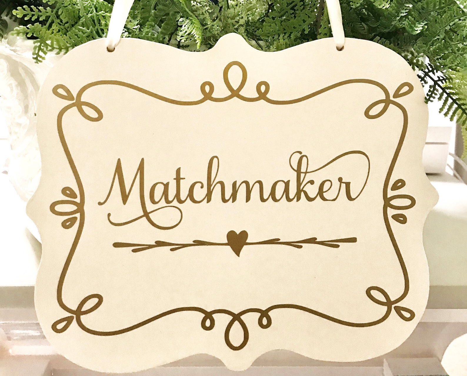 Matchmaker Chair Sign Wedding Reception Photo Prop for Bride - Etsy