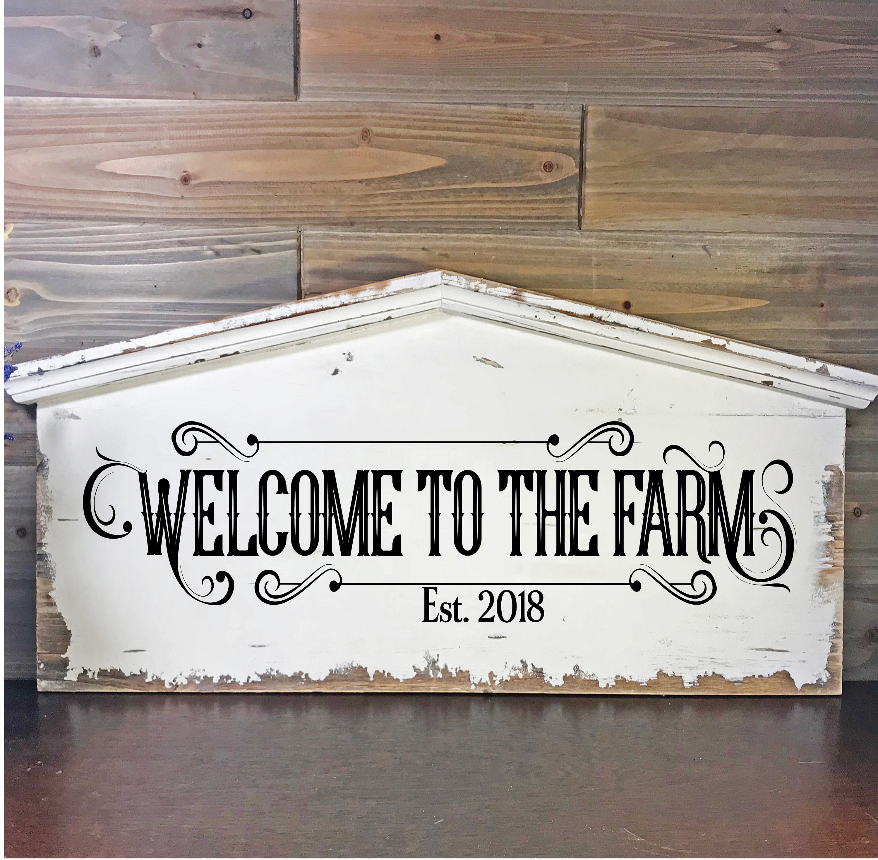 Farmhouse Welcome to the Farm Sign Rustic Country Living and - Etsy UK