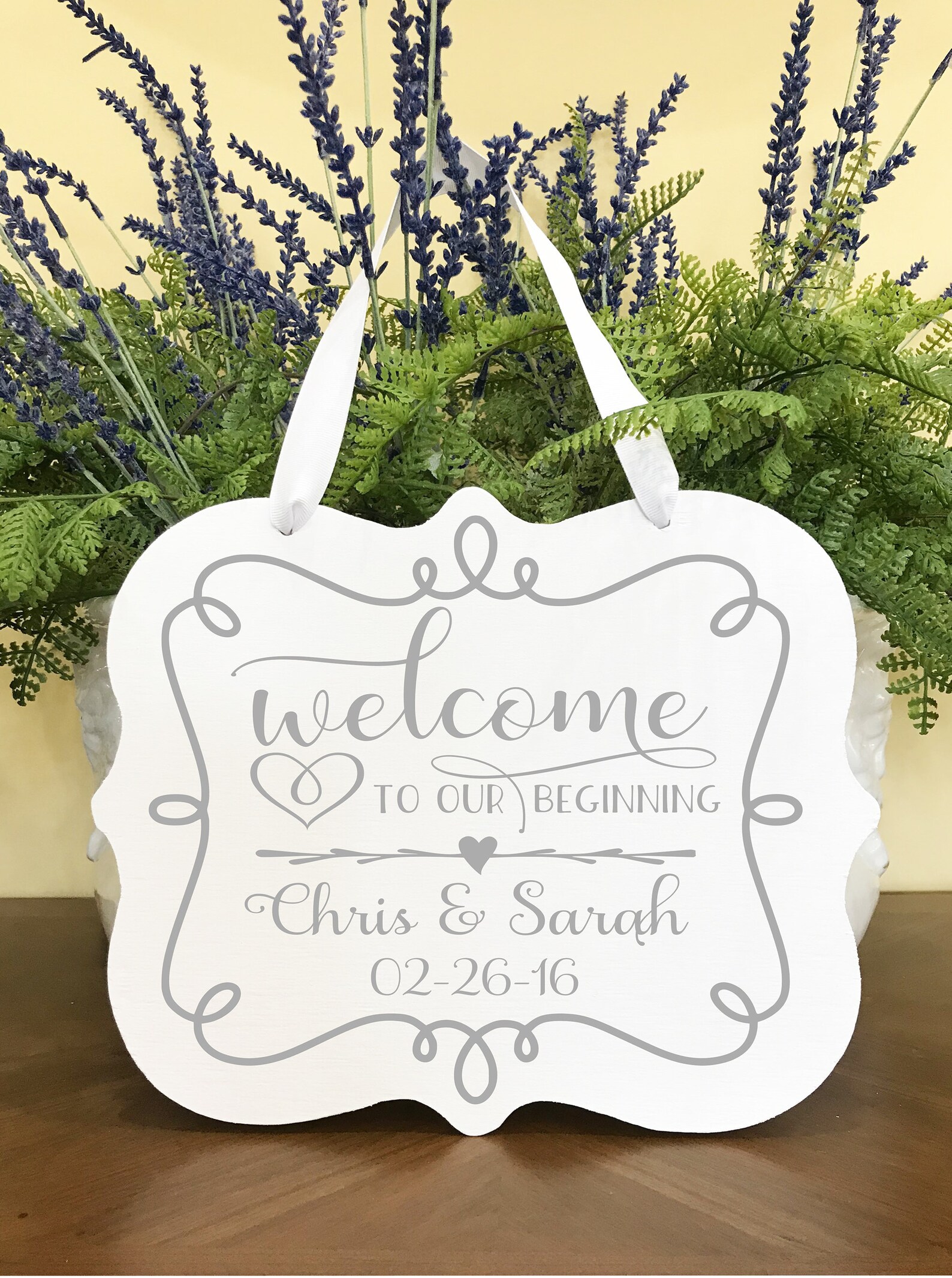 Personalized Mr and Mrs Welcome Wedding Sign for Reception and Ceremony ...