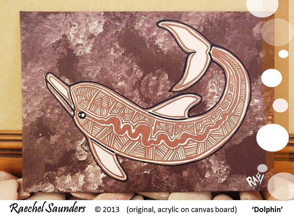 Aboriginal Art Dolphin
