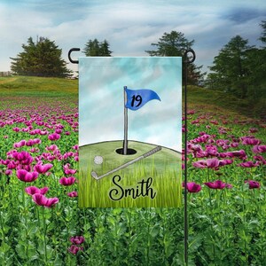 Golf Flag Golf Garden Flag Personalized Garden Flag Personalized ...