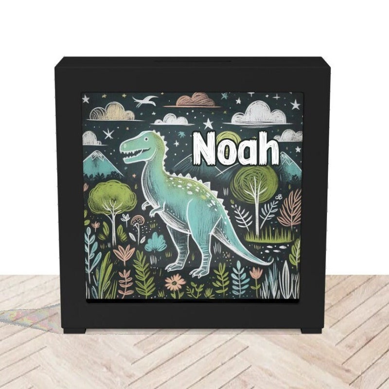 Dinosaur Piggy Bank - Etsy