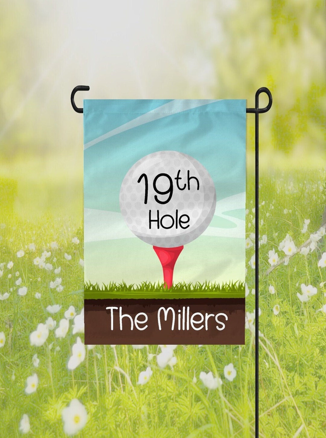 Golf Flag 19th Hole Flag Garden Flag Personalized Garden Flag ...