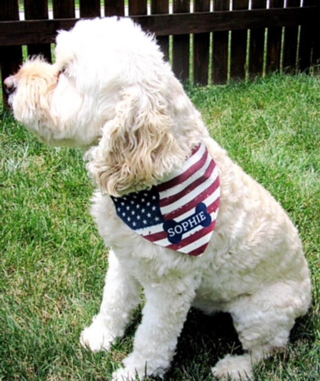 Personalized Dog Bandana USA Dog Bandana Military Dog Bandana Dog ...