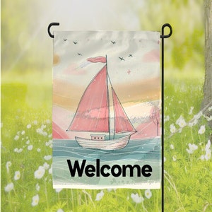 Lake Flag Personalized Lake Flag Sailboat Flag Personalized Lake Flag ...