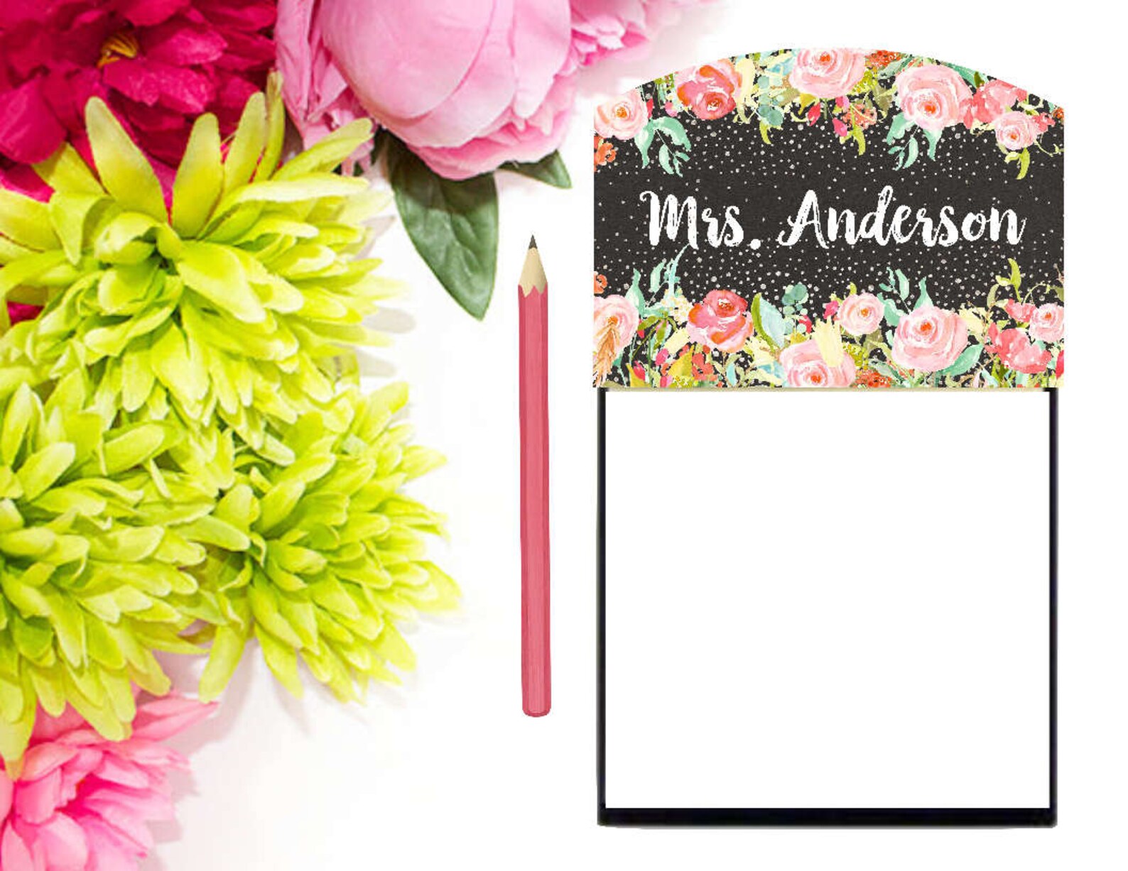 Sticky Note Holder Personalized Note Holder Monogrammed Note - Etsy