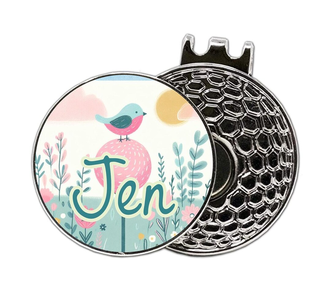 Birdie Golf Ball Marker Golf Ball Marker Ladies Golf Ball Marker Girls ...