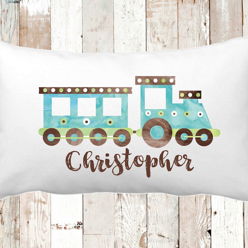 Train Pillow - Etsy