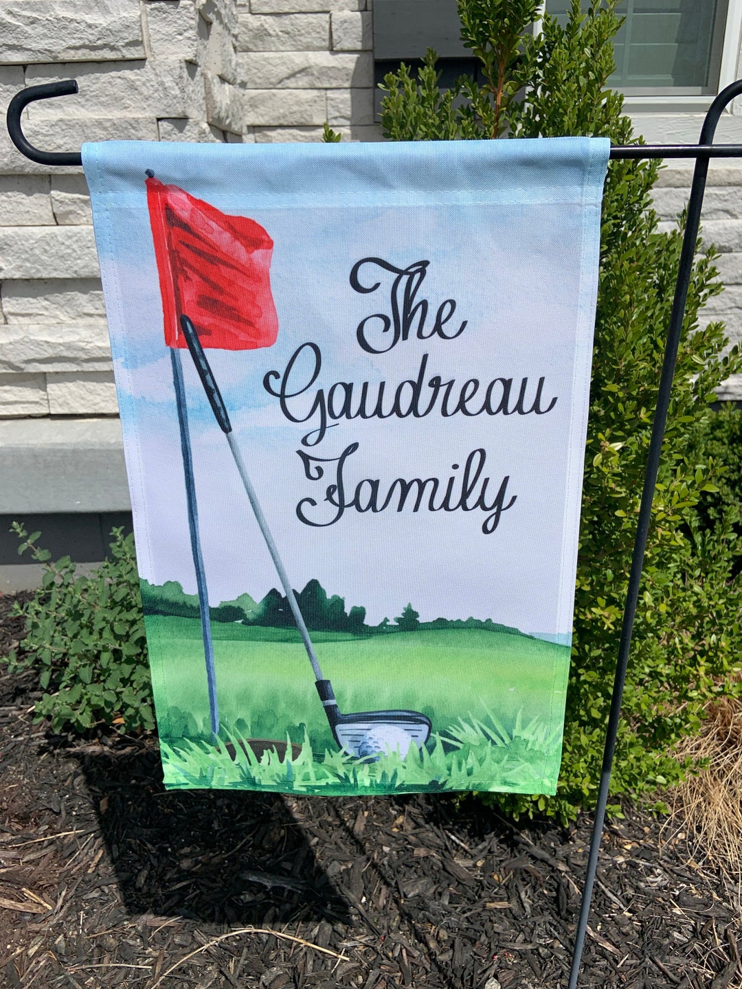 Golf Flag Golf Garden Flag Personalized Garden Flag Personalized ...
