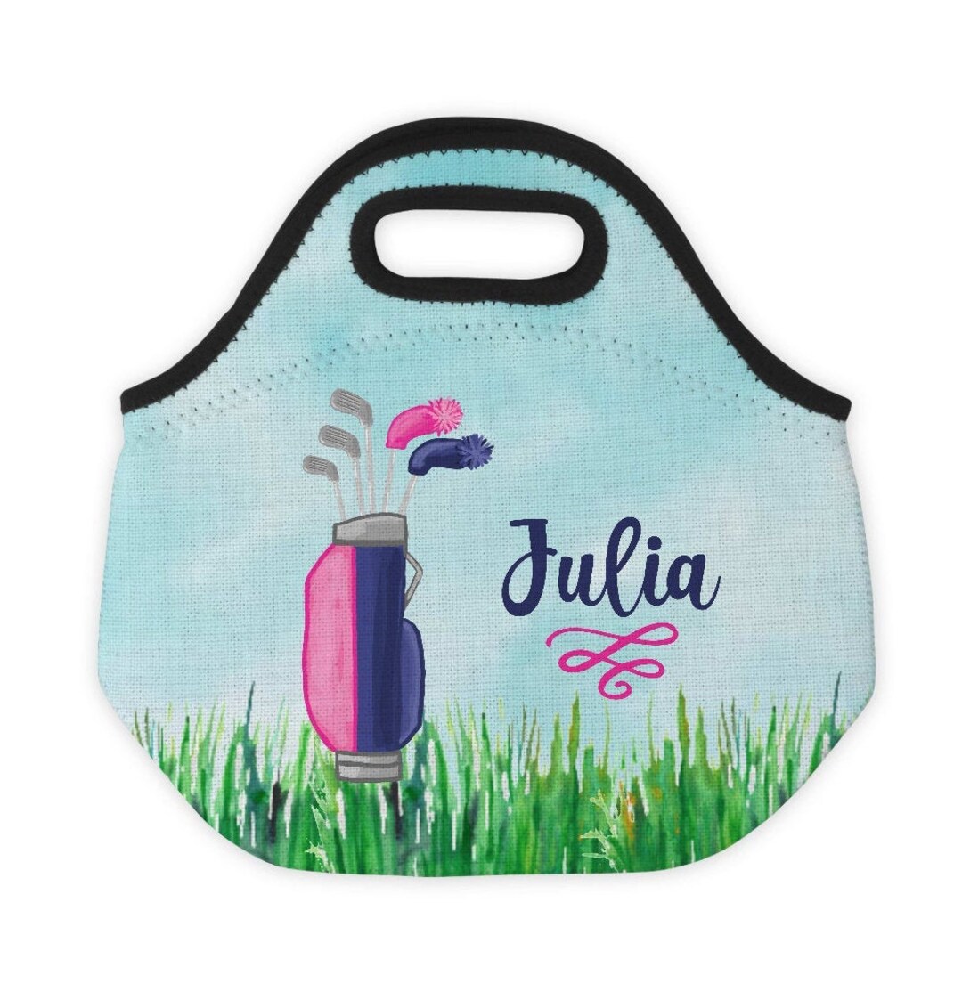 Lunch Tote Golf Gift Golf Lunch Bag Golf Cooler Personalized Lunch Bag ...
