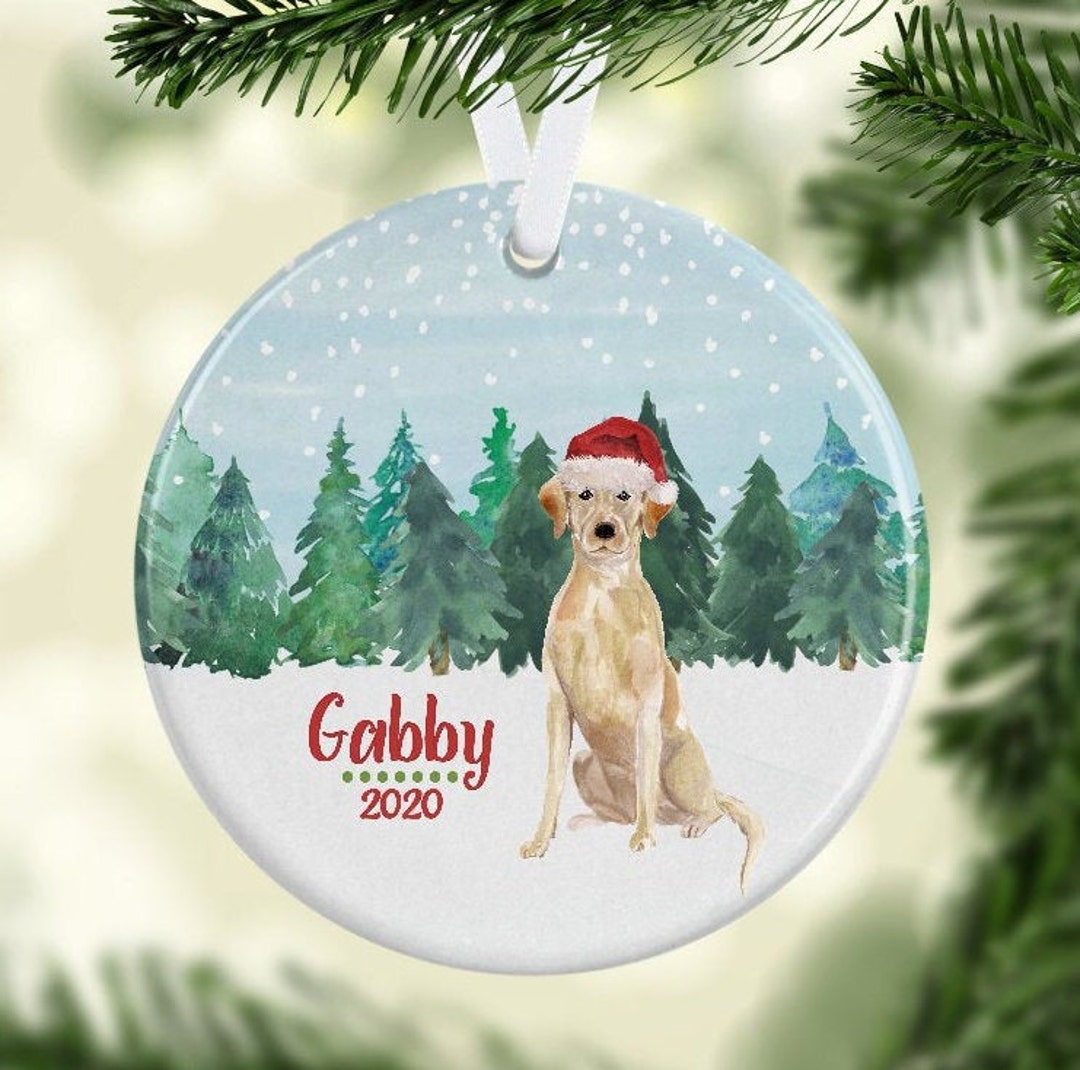 Labrador Retriever Ornament Lab Ornament Labroador Christmas - Etsy