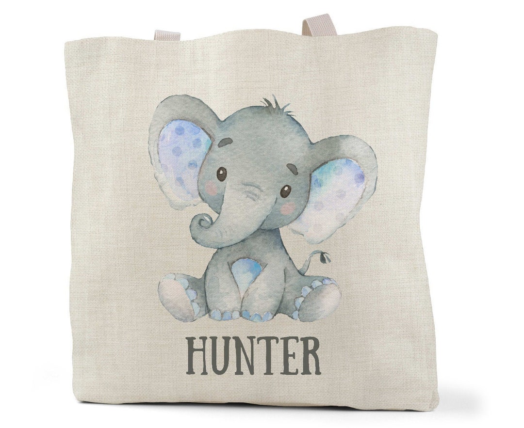 Baby Girl Boy Elephant Bag Elephant Tote Baby Shower Gift Birthday Gift ...