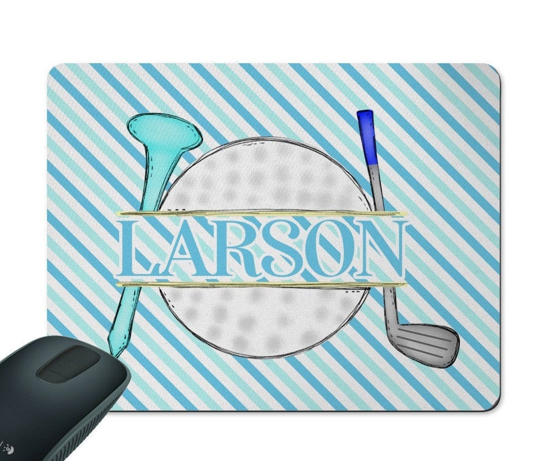 Golf Mouse Pad Fathers Day Gift Personalized Golf Mouse Pad ...