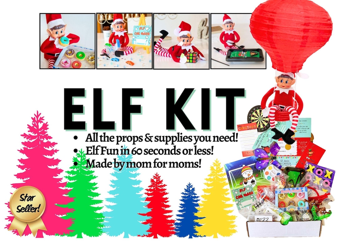 Elf Kit 26 Days (2bonus!) of Christmas | Elf Props | Elf Accessories ...