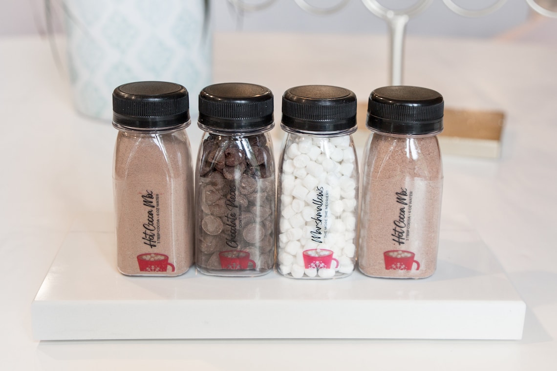 Hot Cocoa Sampler Set + Marshmallows & Chocolate in Red | Christmas ...