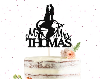 Travel cake topper | Etsy