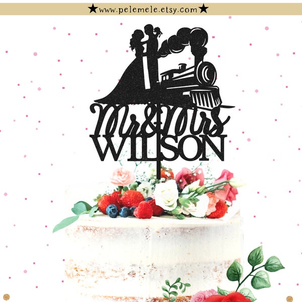 Train Cake Topper - Etsy