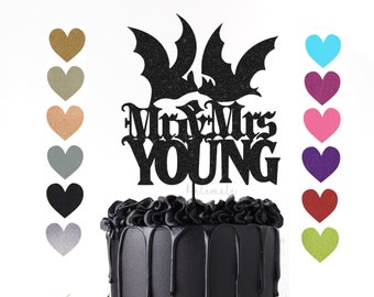 Bat Wedding Cake Topper - Etsy