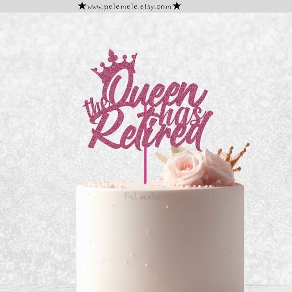 The Queen Has Retired Svg - Etsy