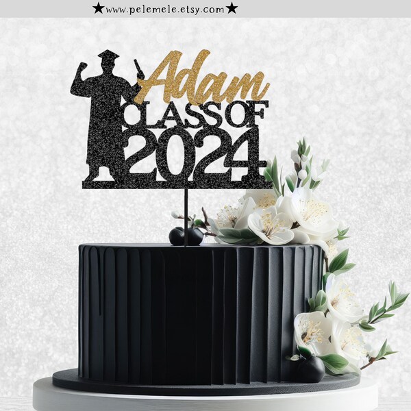 Graduation Cake Topper - Etsy