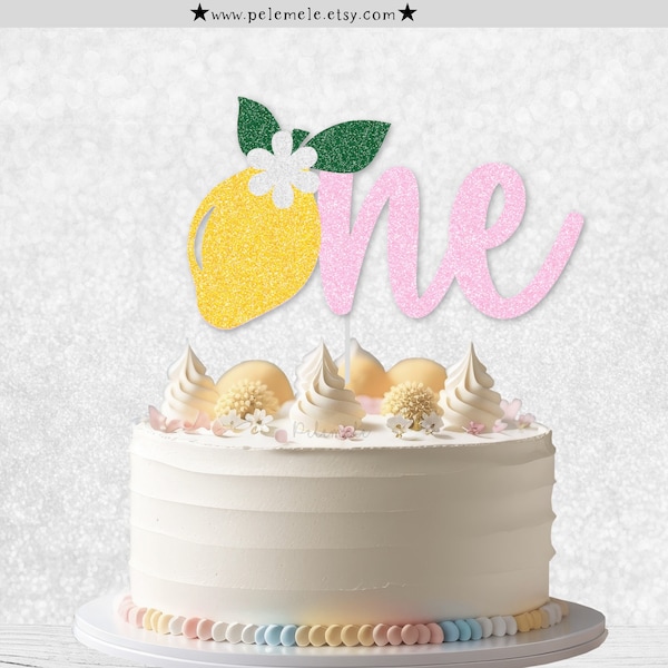 Lemon Cake Topper - Etsy
