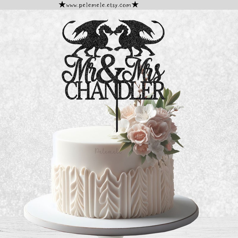 Dragon Cake Topper - Etsy