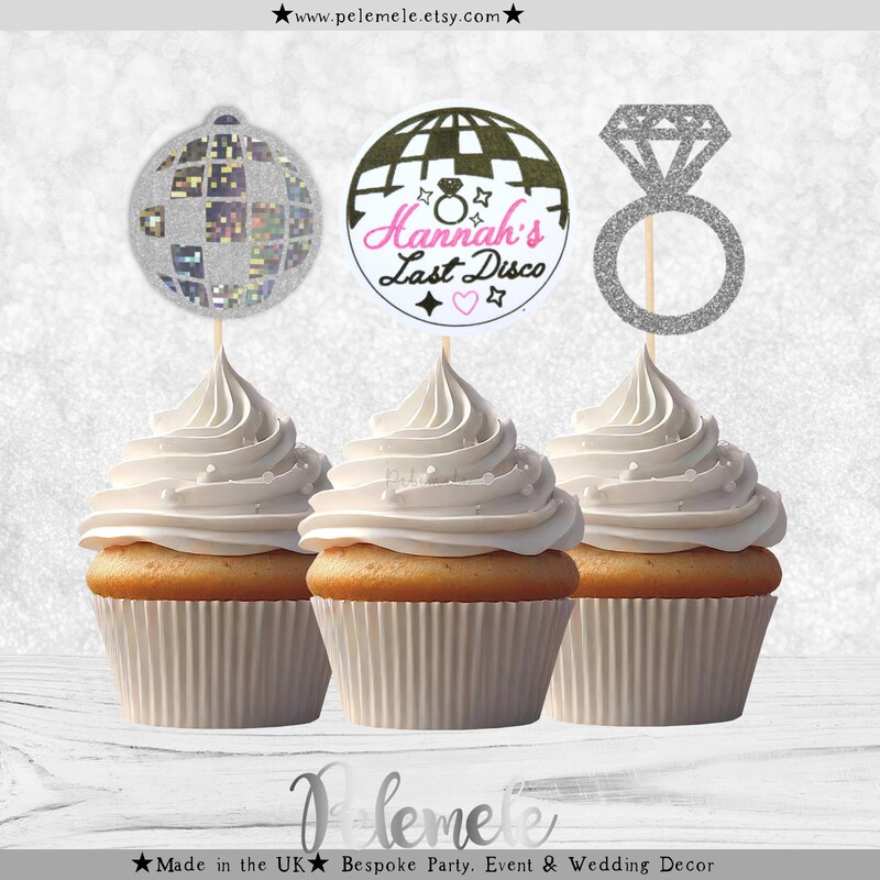 Disco Cake Toppers - Etsy Australia