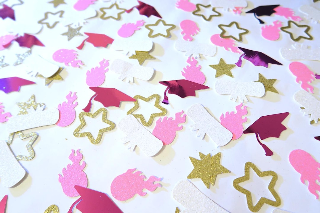 Glitter One Degree Hotter Confetti - Graduation Decorations, Grad 2025 ...