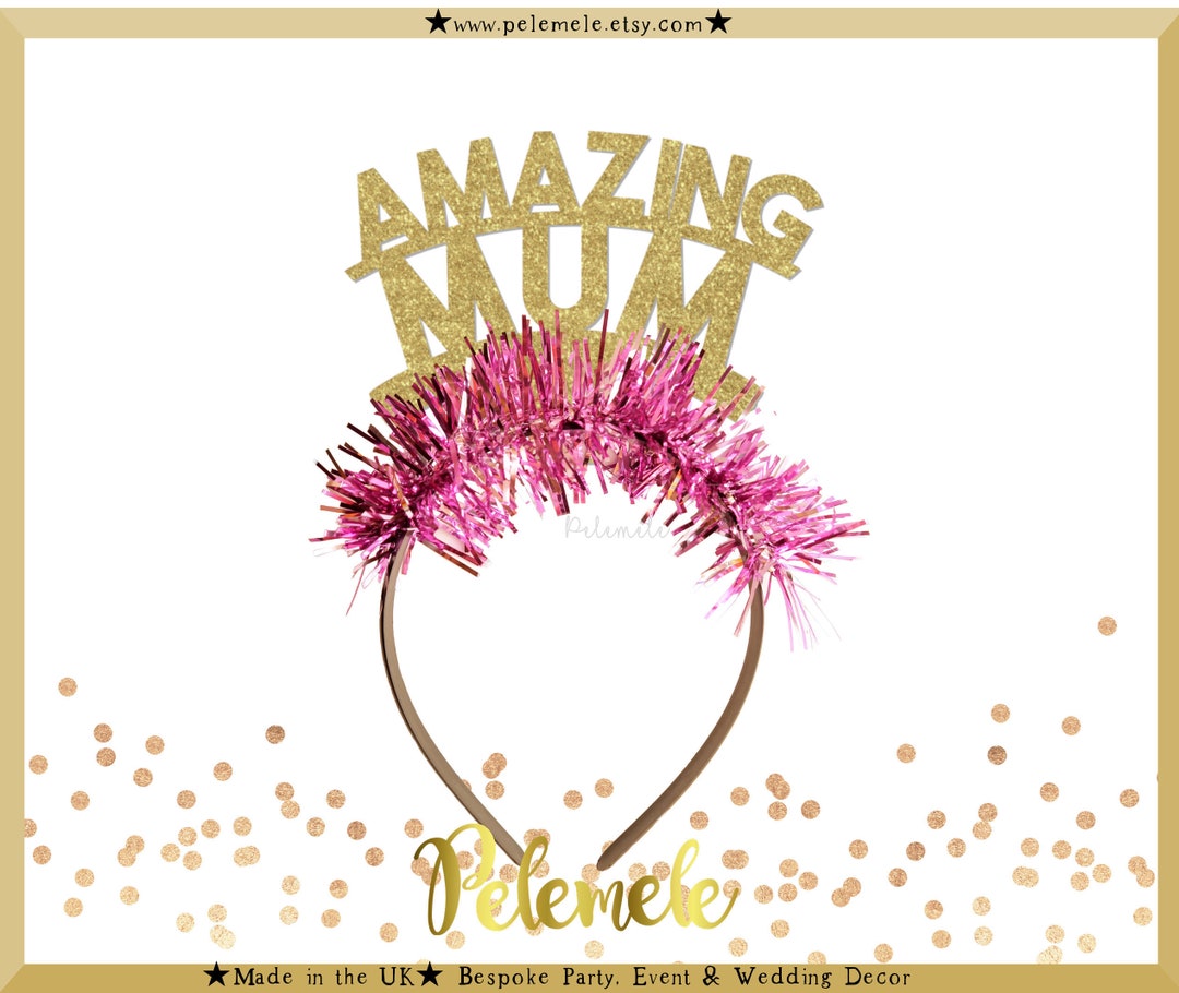Glitter Amazing Mum Headband - Mothers Day Headband, Mothers Day Crown ...