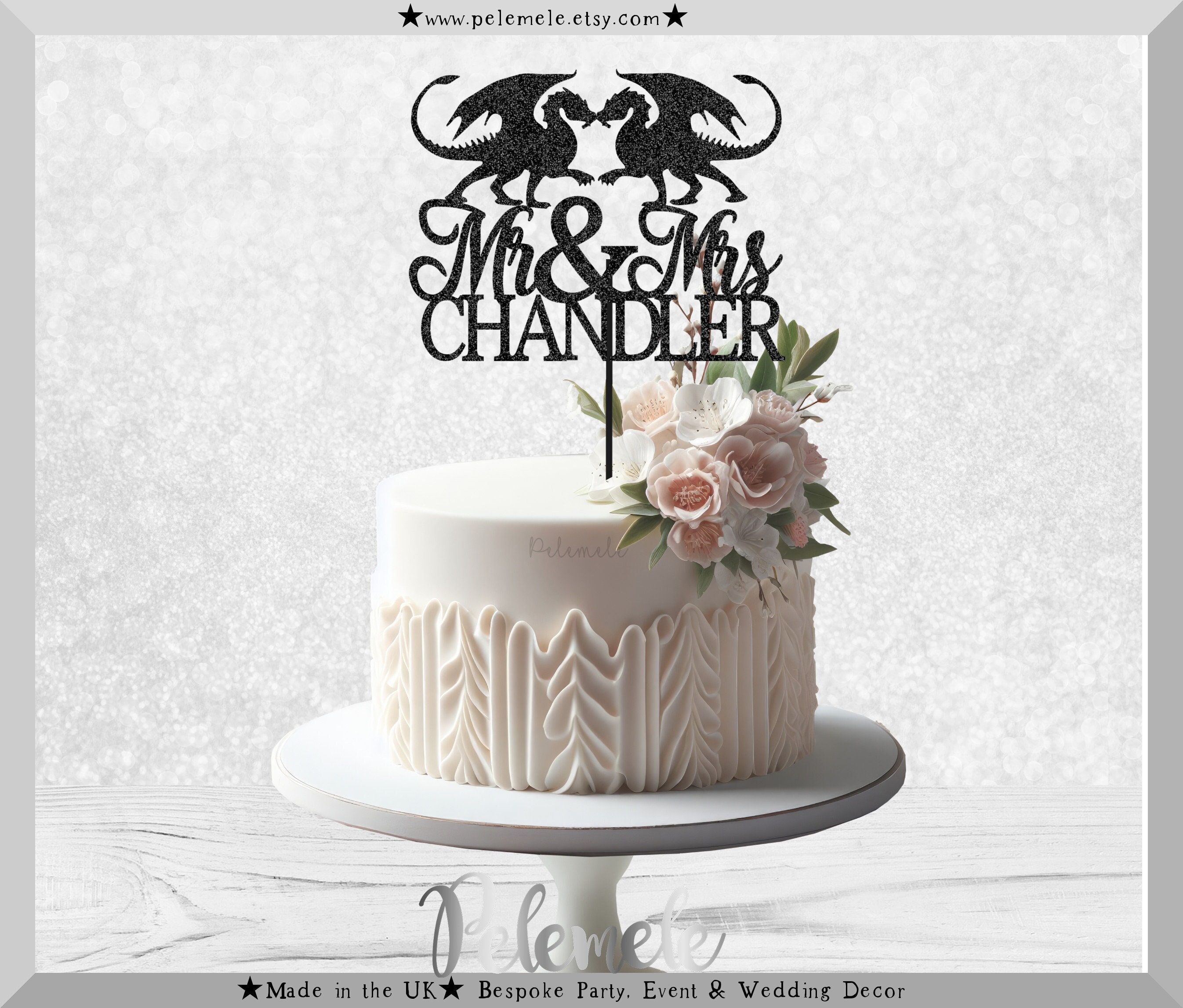 Geek Wedding Cake Toppers