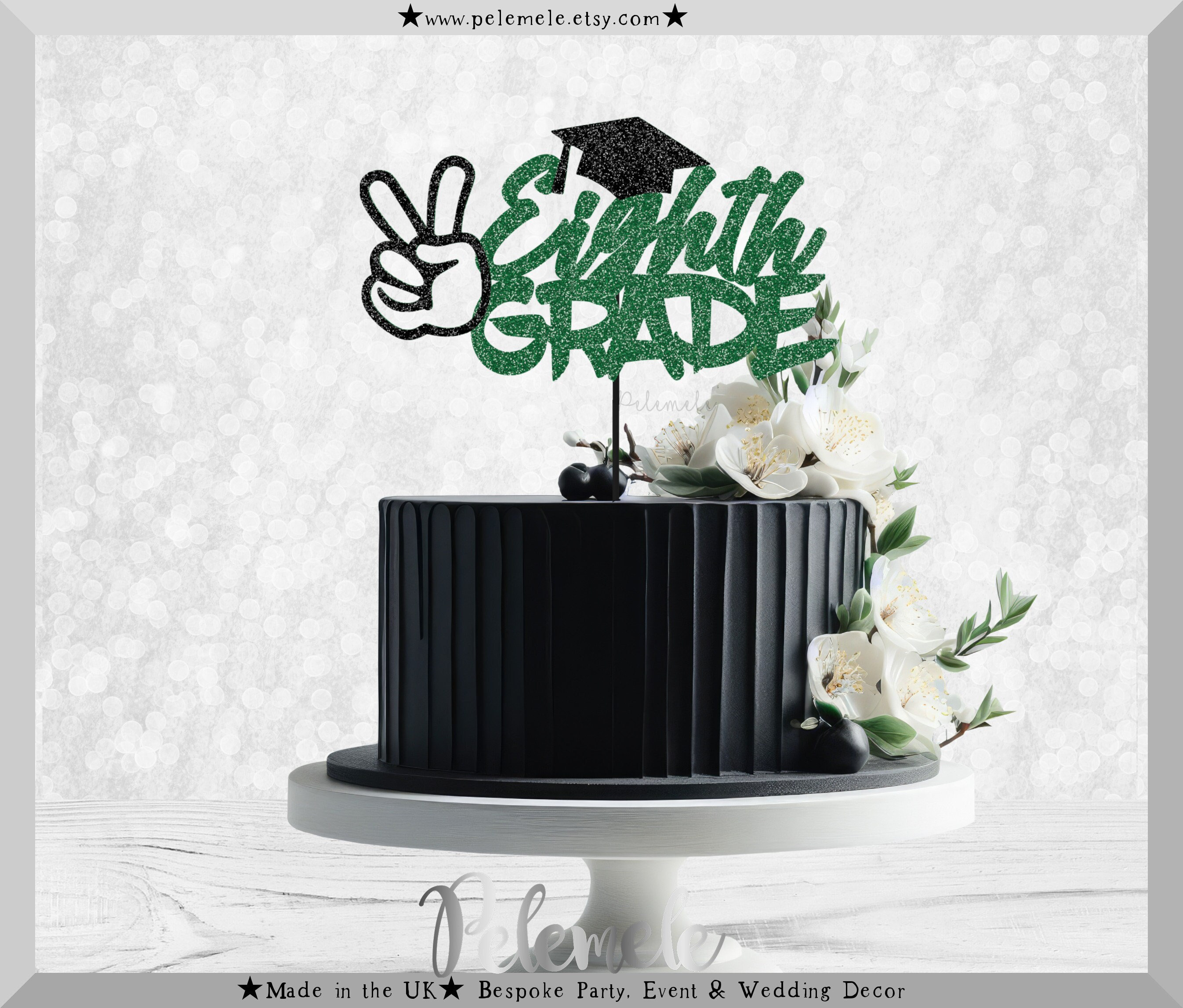 Eighth Grade Graduation Cake Topper - Class of 2024, Middle School Cake ...