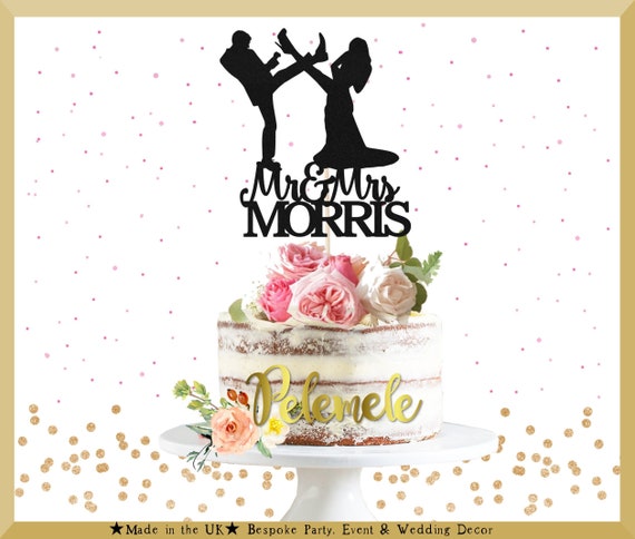 Custom Martial Art Wedding Cake Topper Karate Wedding Cake | Etsy
