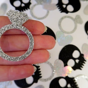 Glitter Until Death Confetti - Goth Engagement Confetti, Goth Wedding ...