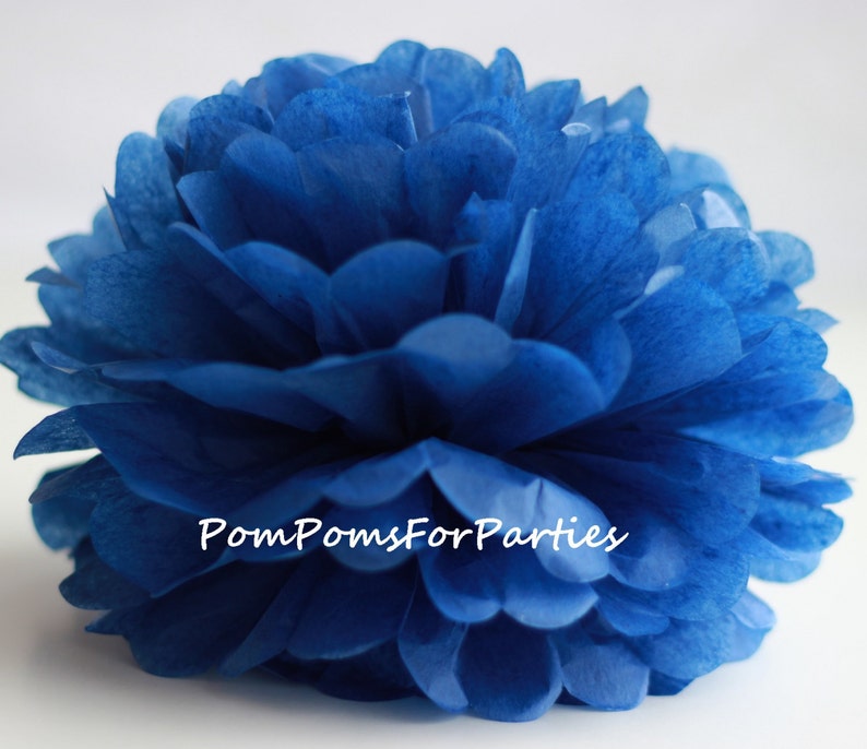 1 High Quality LIGHT BLUE Tissue Pom Pom Choose Any of 60 - Etsy