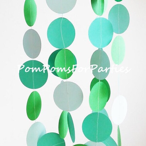 Paper Circle Garland - Etsy