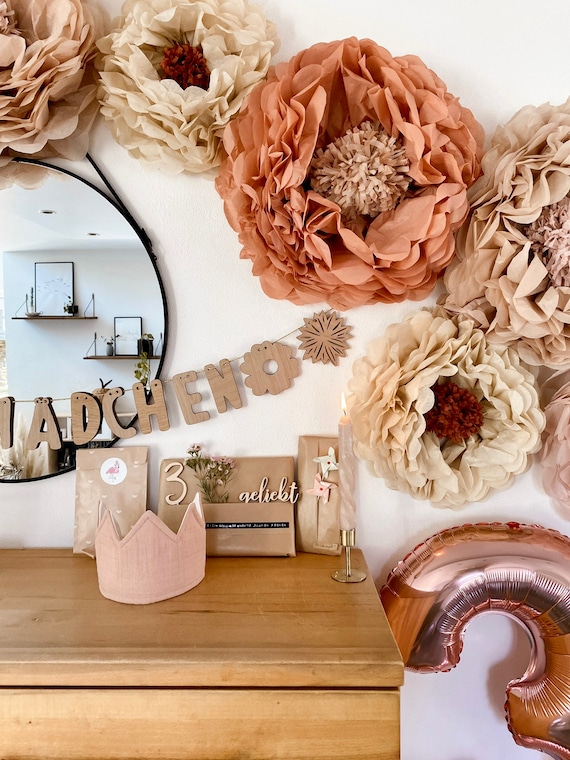Oversized paper flowers 10 units!! Flower backdrop wall. Breathtaking ...
