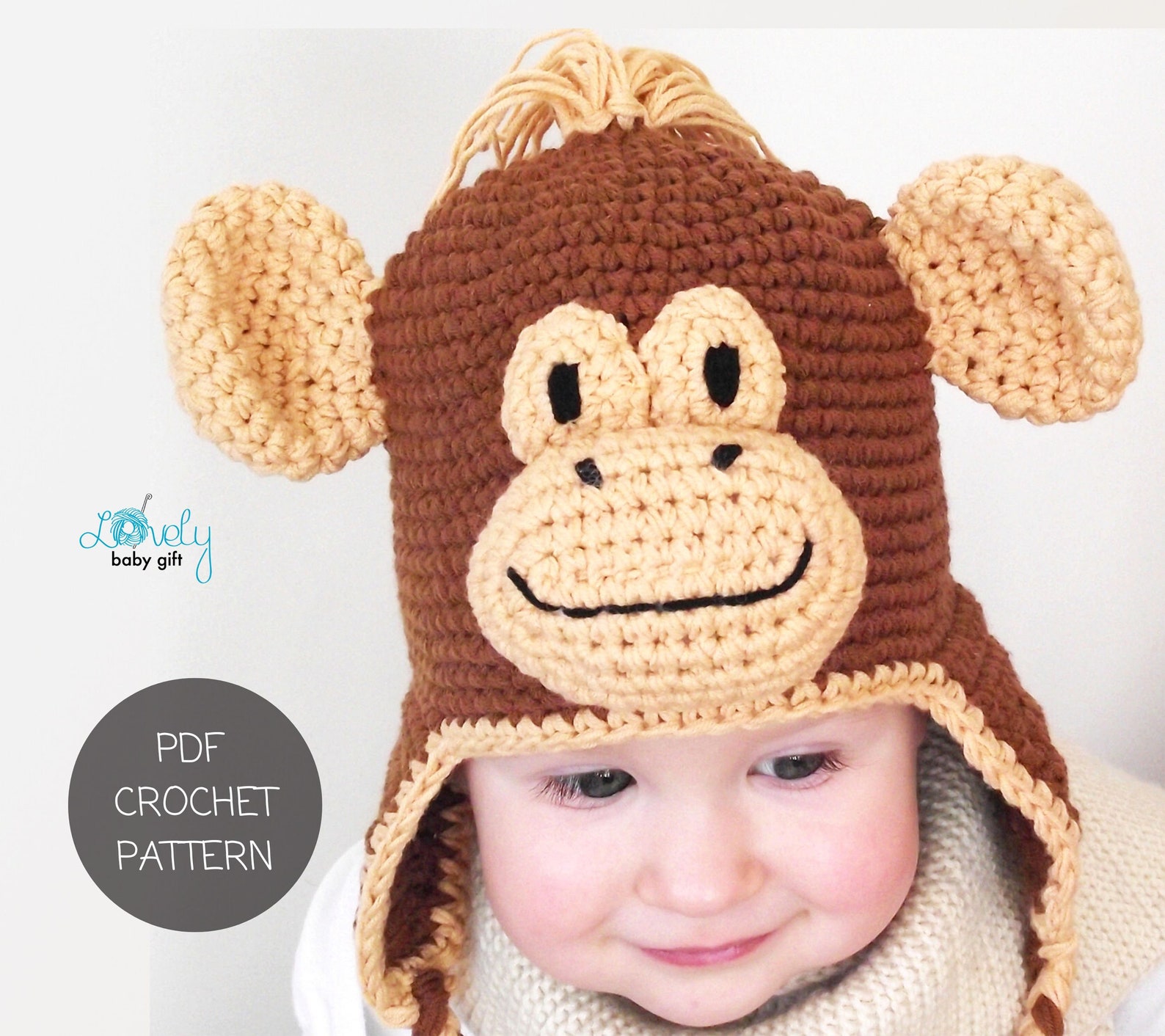 PDF Crochet Hat Pattern Baby Toddler Kid Child Sizes - Etsy