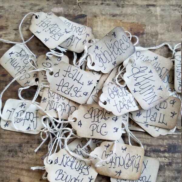 Primitive Hang Tag - Etsy