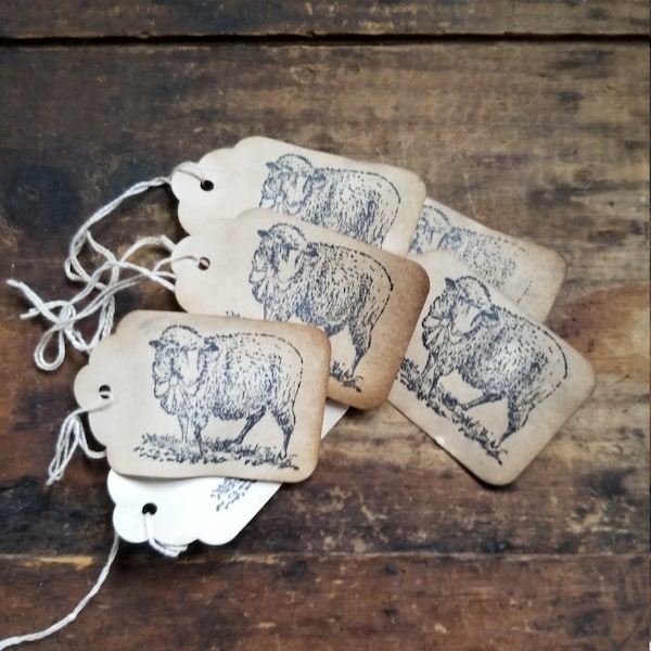 Rustic Gift Tags - Etsy