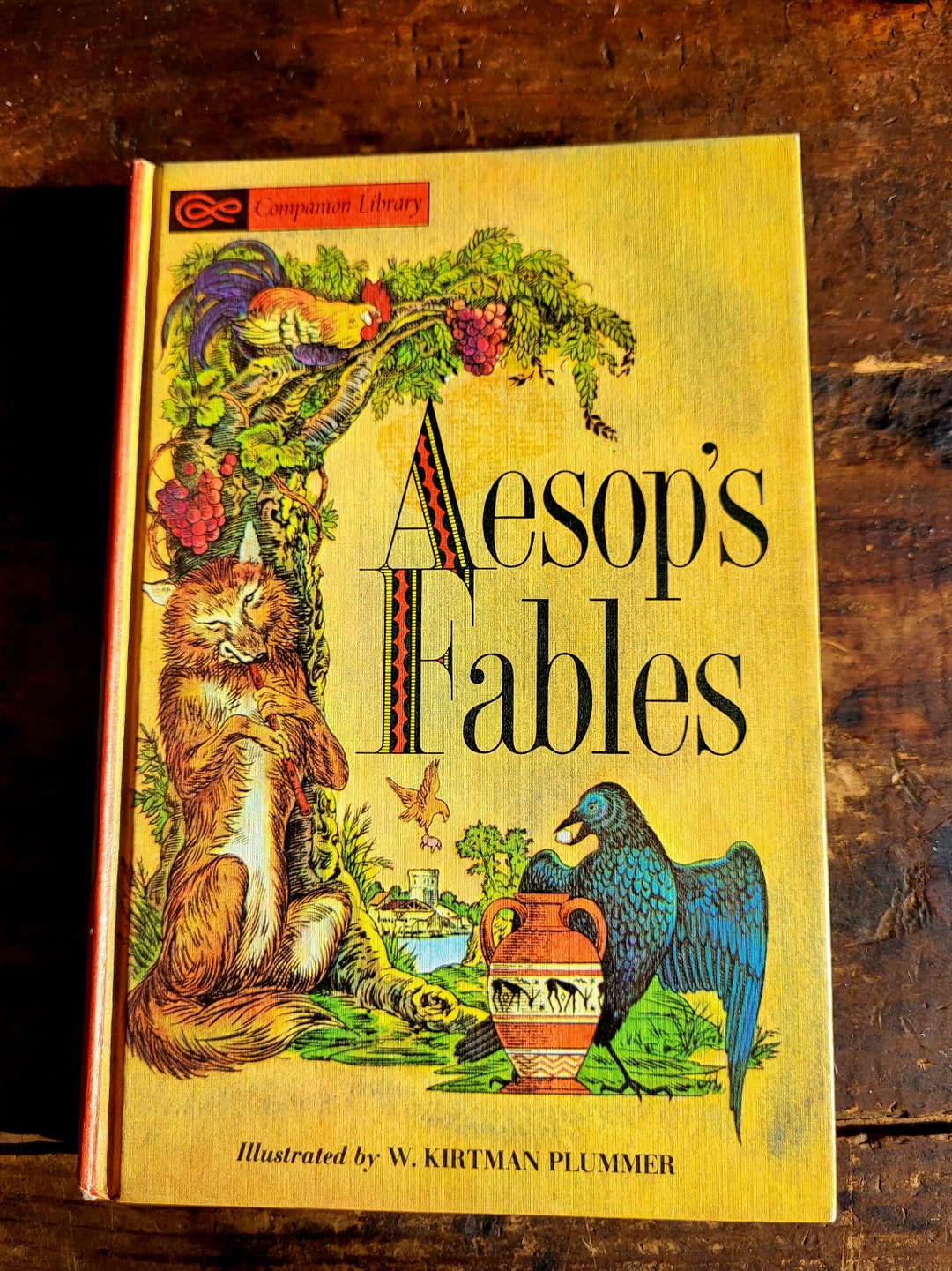 Vintage Childrens Book Aesops Fables Cpmpanion Library - Etsy
