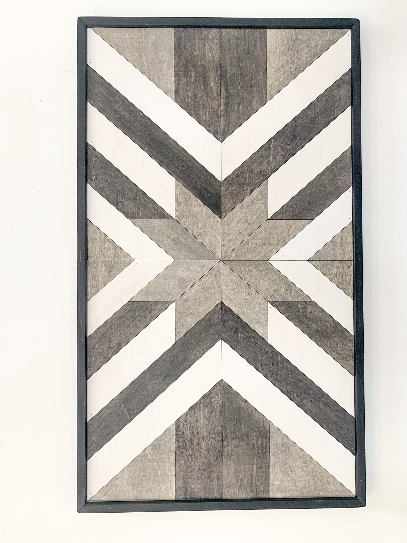 Geometric Wood Sign Mosaic Wood Sign Wood Quilt Sign - Etsy