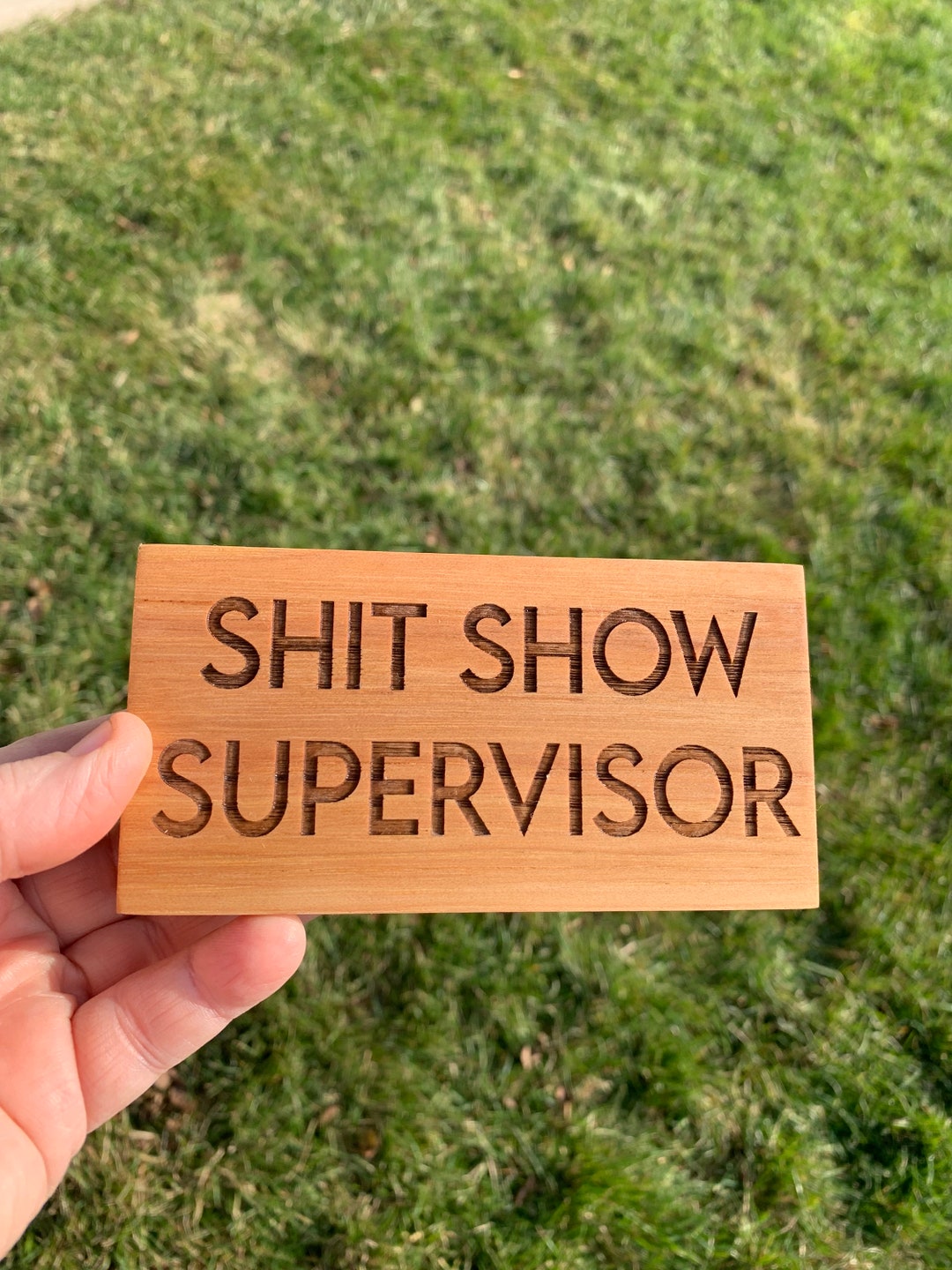 Shit Show Supervisor - Desk Sign - Coworker Gift - Boss Gift - Funny ...